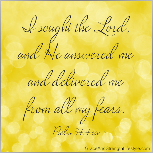 I Sought The Lord And He Answered Me Psalm 34 4 Grace And I Sought The Lord And He Answered Me Psalm 34 4 Grace And